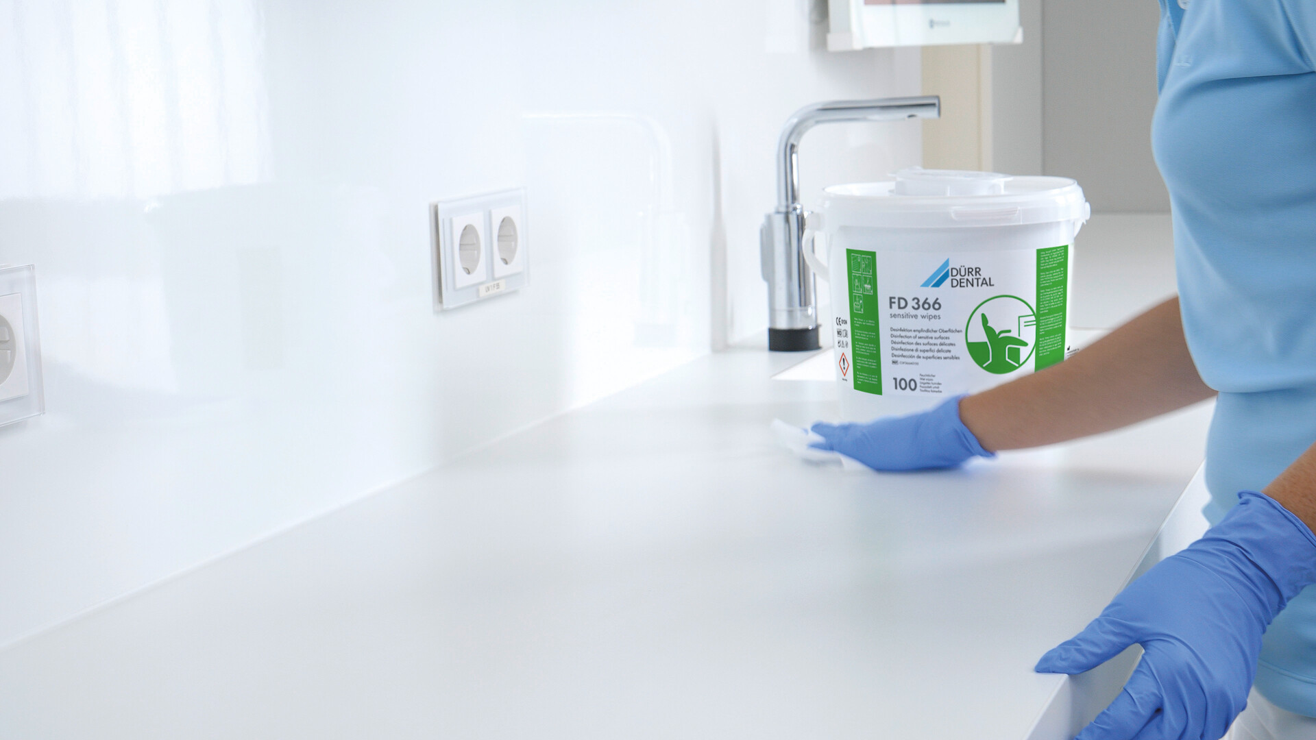 FD 366: gentle disinfection for sensitive surfaces