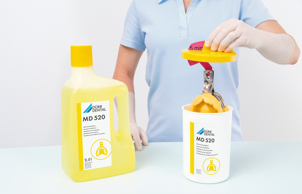 MD 520 Desinfektionsdose: Effektiv für individuelle Abformungen