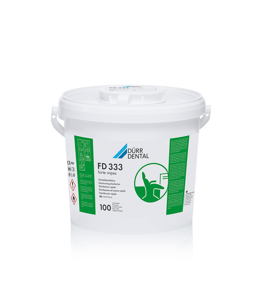 FD 333 forte wipes: Quick-acting disinfection wipes for large surfaces