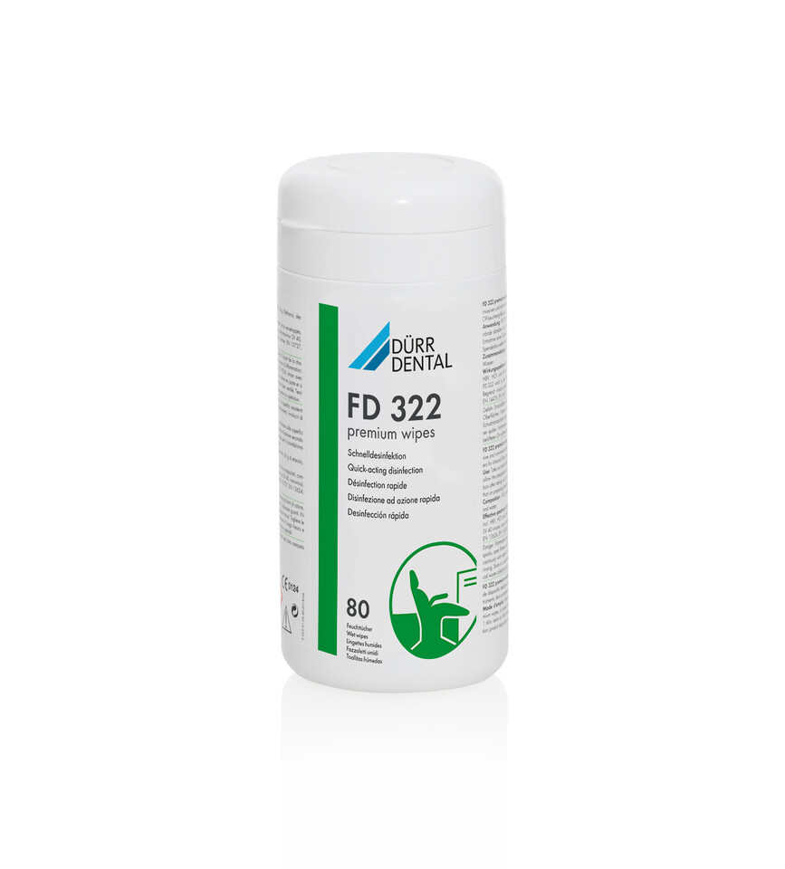 FD 322 Premium Wipes: quick-acting disinfection for small surfaces