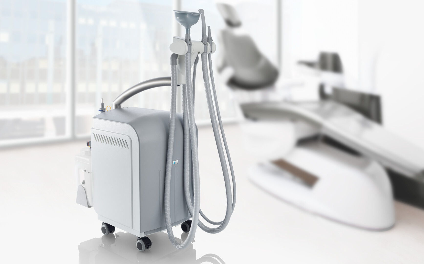 Best protection against aerosols through intraoral spray mist suction