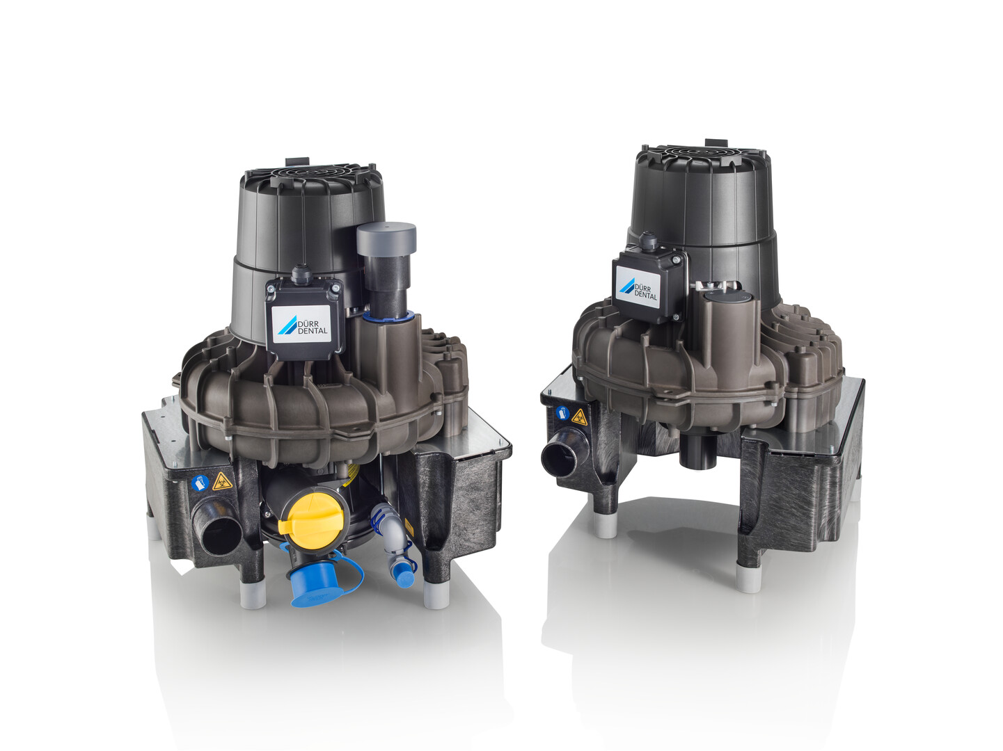 Dental suction systems for dental practices