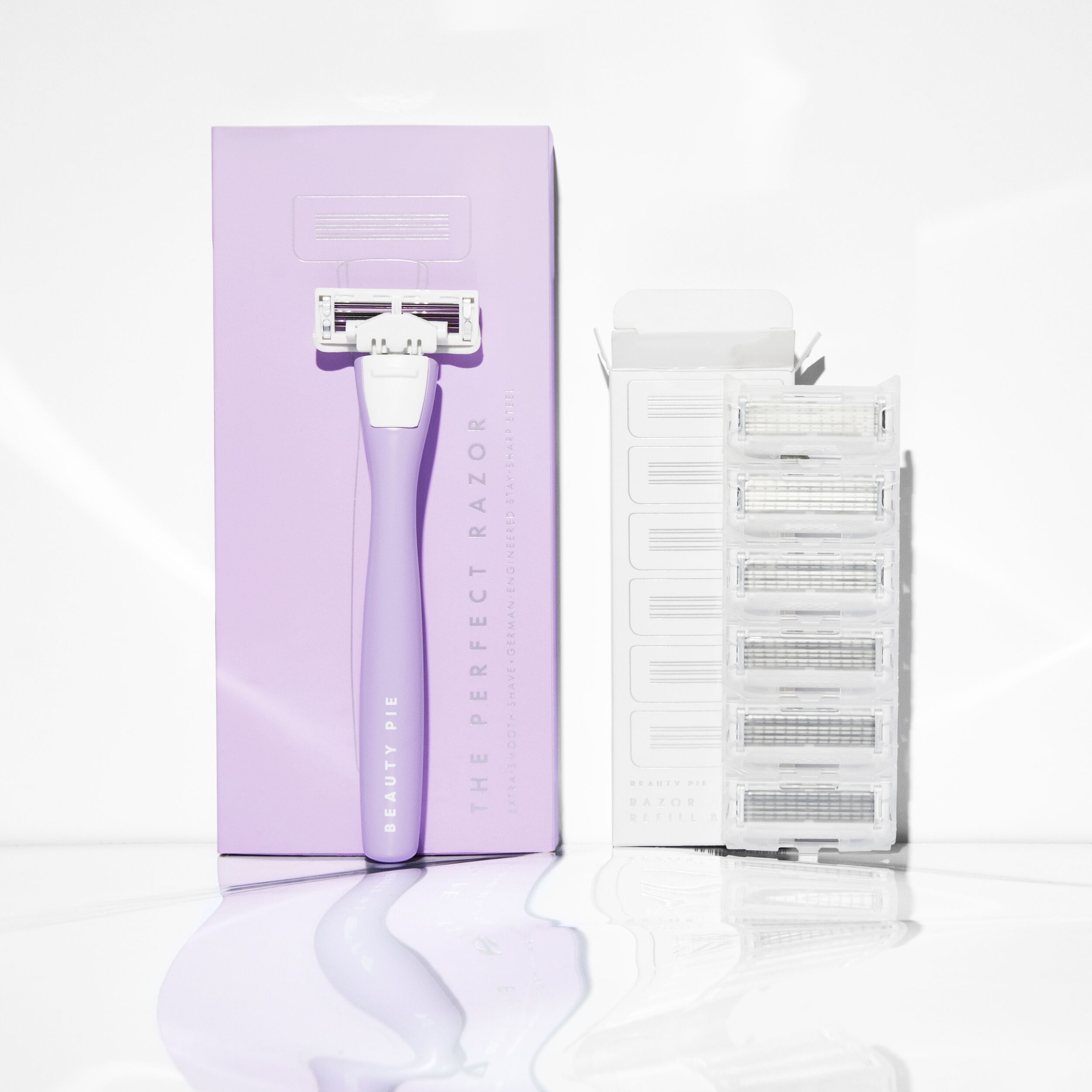 The Perfect Razor and Refill in Violet | BEAUTY PIE US