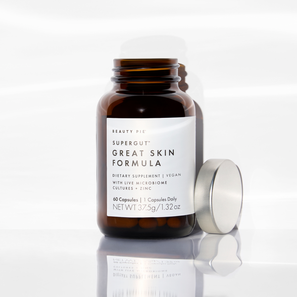 Supergut Microbiome Live Culture Capsules + Zinc | BEAUTY PIE