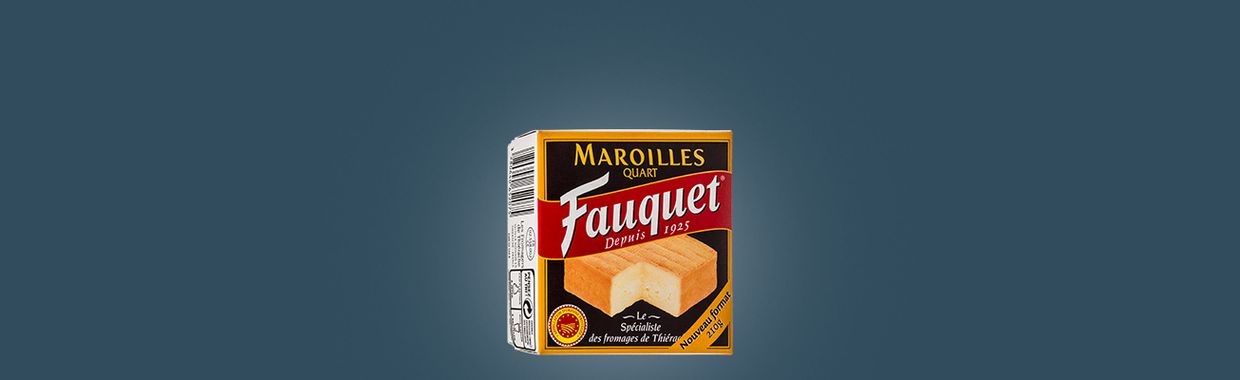 FAUQUET MAROILLES AOP QUART 210G - Qui veut du fromage