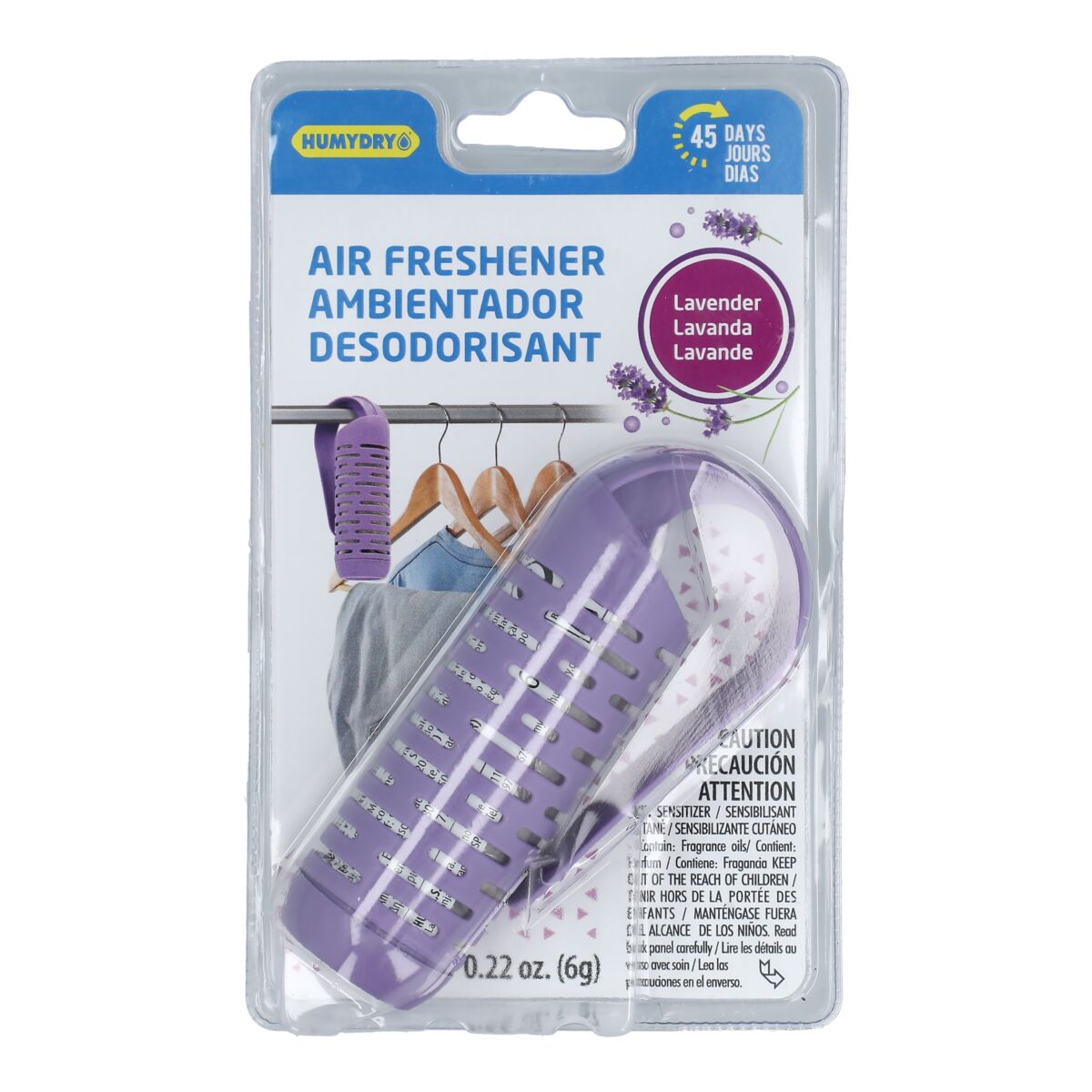 هوميدري مشبك معطر الجو لخزانه ملابس برائحة اللافندر أرجواني 0.22 أونصة ...