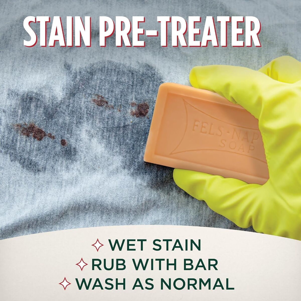 Zout Fels Naptha Laundry Bar and Stain Remover Brown 5oz 04303 ...