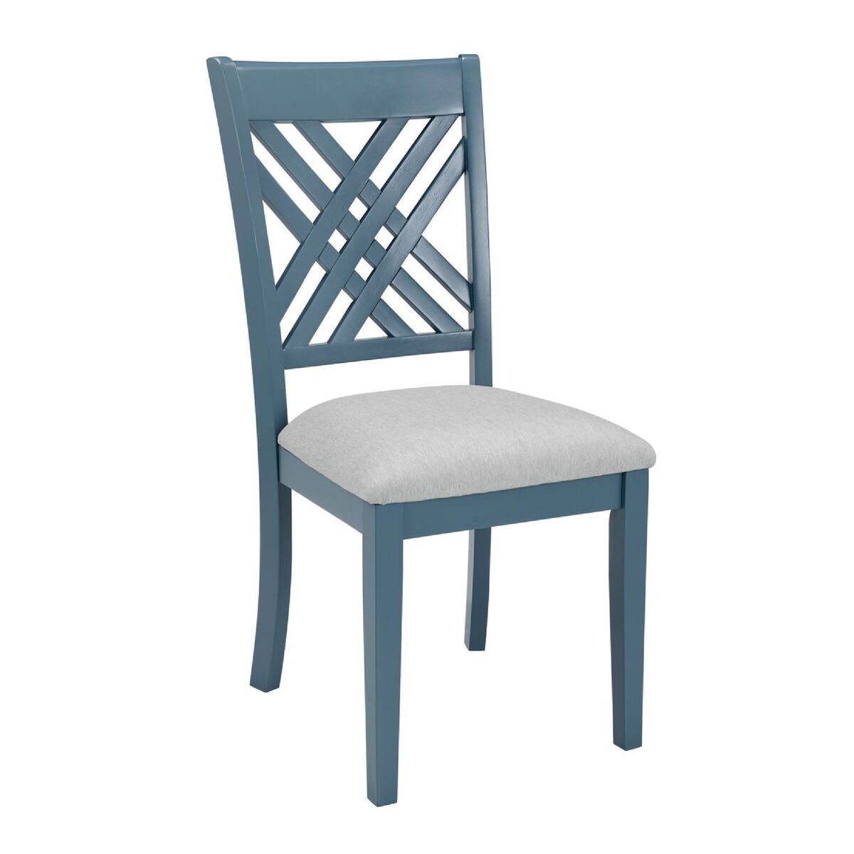 United Kinsey 7-Piece Rectangular Upholstered Dining Table Set White ...