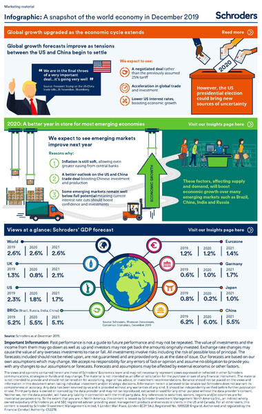 Infographic: A view of the world economy in December 2019
