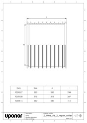 ULTRA RIB 2 SKJUTMUFF 315 | Uponor