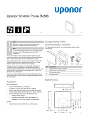 Uponor Smatrix Wave Regelmodul Pulse X-265 6X | Uponor