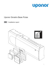 Uponor Smatrix Base thermostat style T-149 Bus D+ RH | Uponor