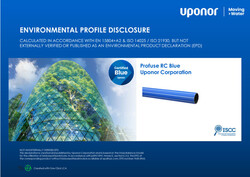 PROFUSE RC BLUE SEWER PIPE 355X32,2 PN16 BROWN 6M SDR | Uponor