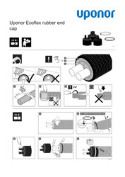 Uponor Ecoflex końcówka gumowa Single 140/200 | Uponor