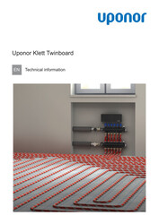 Uponor Klett Twinboard 2400x1000x3mm Uponor Uponor Klett Twinboard 2400x1000x3mm Uponor