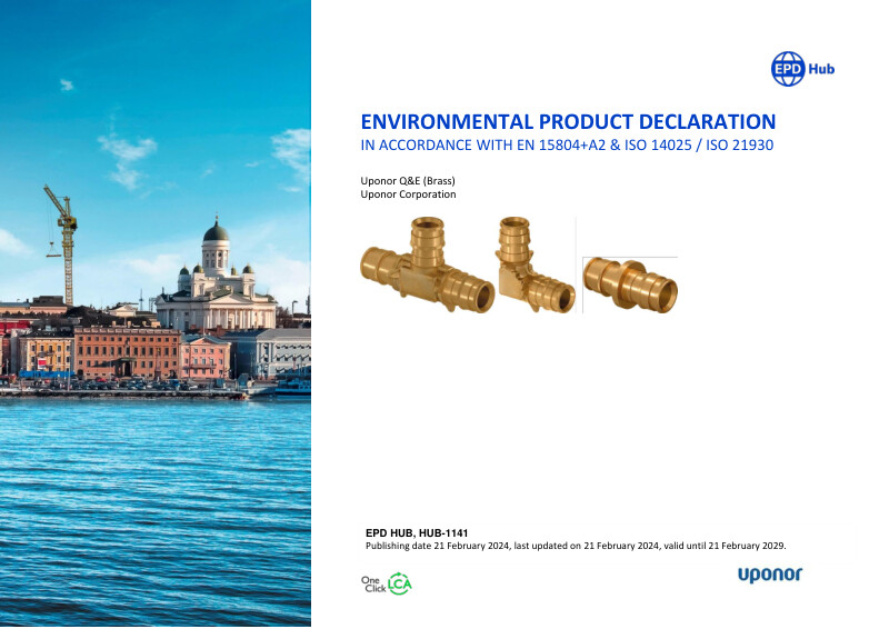 Environmental product declarations | Uponor