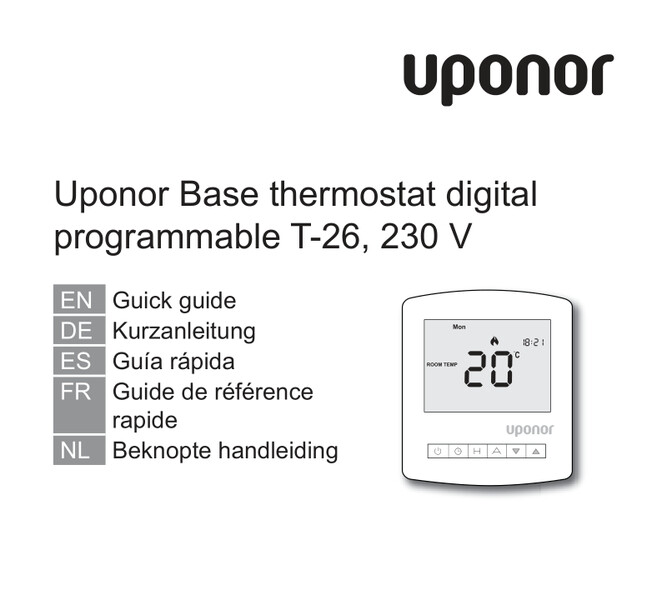 Wired individual room temperature control 230 V | Uponor