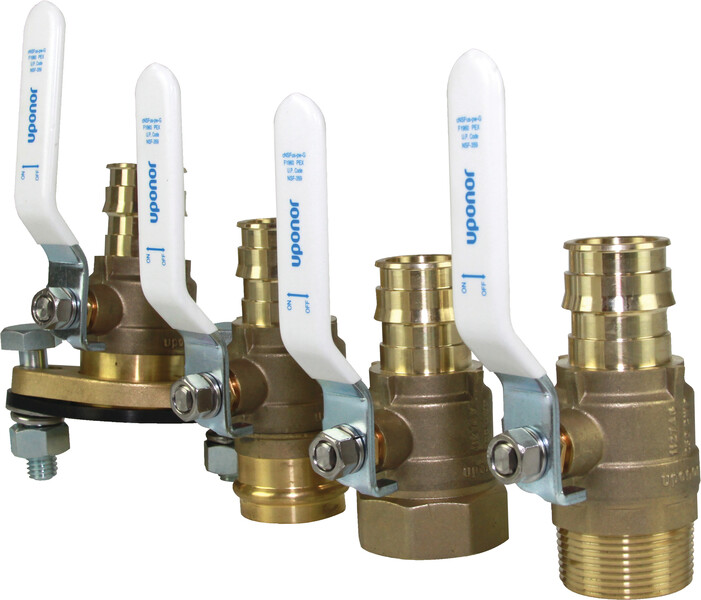 Uponor ProPEX Transition Ball Valves | Uponor