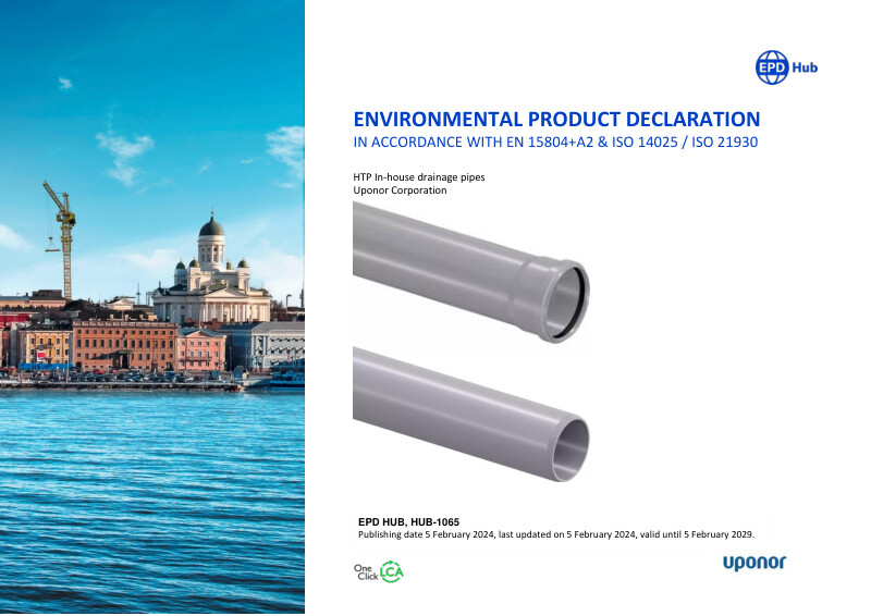 Environmental product declarations | Uponor