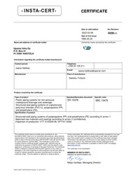 Uponor Infra Online plaströrssystem produktkatalog | Uponor