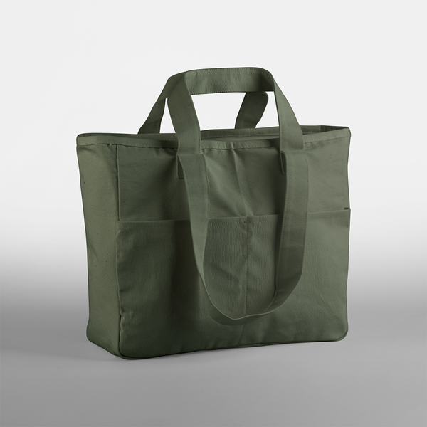 Double Handle Cargo Pocket Tote | Westford Mill