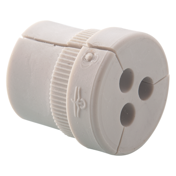 Eenvoudig meerdere kabels door één wartel doorvoeren