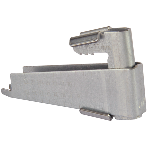 JMV spantklem voor sprinklerinstallaties, M6 of M8 draadeind