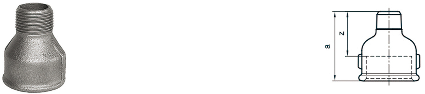 verlopende soknippel | Persfittingen | Fittingen | Installatiemateriaal | Producten | Plieger