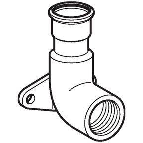 pers muurplaat | Persfittingen | Fittingen | Installatiemateriaal ...