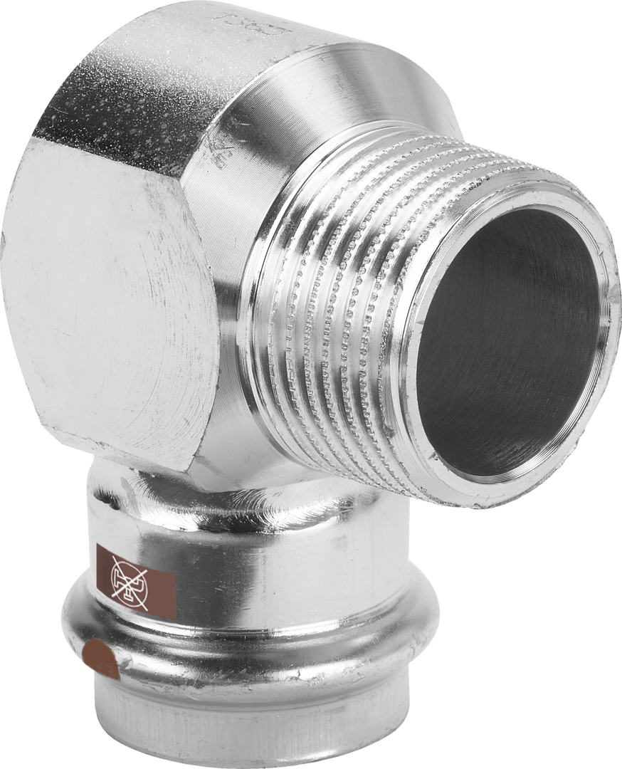 overgangshoek 90° SC pers | Persfittingen | Fittingen | Installatiemateriaal | Producten | Plieger