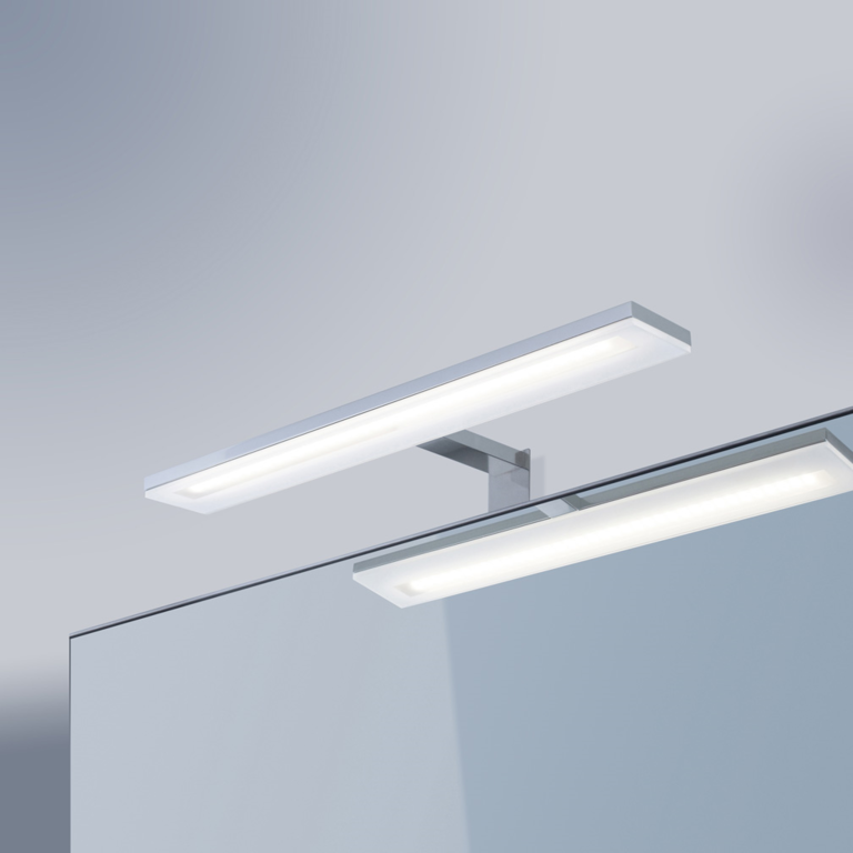 spiegellamp met LED verlichting | Badmeubelen toebehoren | Badmeubelen ...