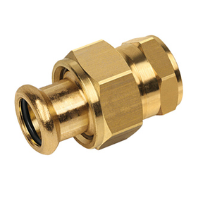 3-delige koppeling vlak | Persfittingen | Fittingen | Installatiemateriaal | Producten | Plieger