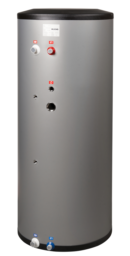 RVS boilervat met 2 spiralen 500L | Indirect gestookte boilers ...