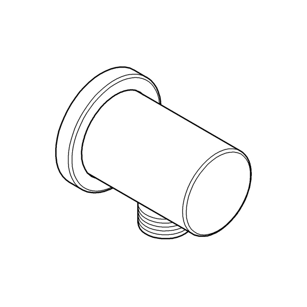 wandaansluitbocht m. ronde rozet | Toebehoren voor douche | Douche ...