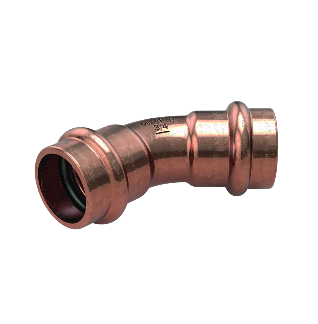 bocht 45 graden M/M | Persfittingen | Aansluitmateriaal | Lucht en ...